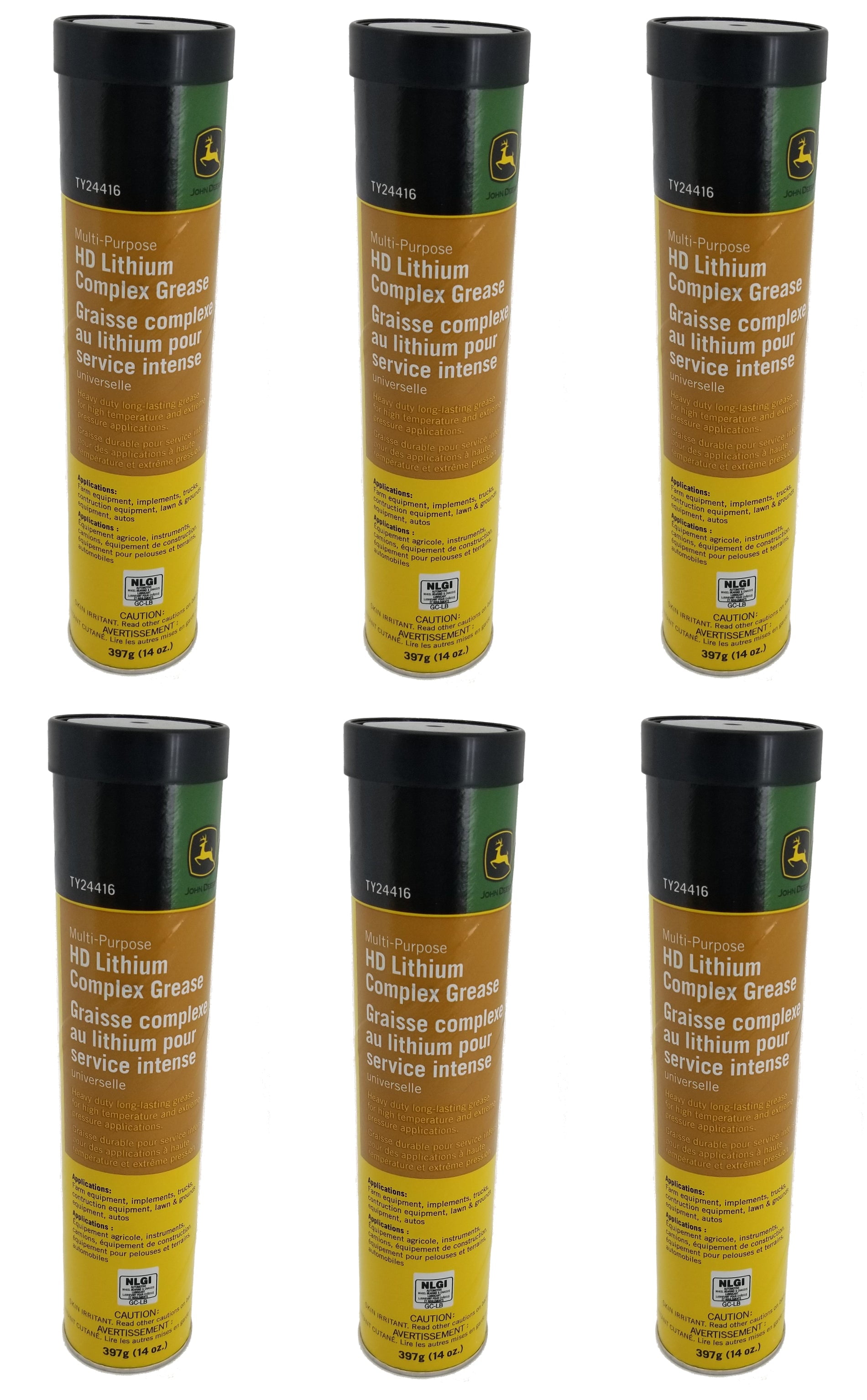 John Deere Multi-Purpose HD Lithium Complex Grease (6-PACK) - TY24416 ...