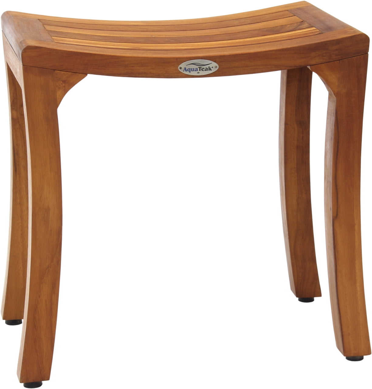 Patented 18" Asia® Curve Teak Shower Bench - Walmart.com