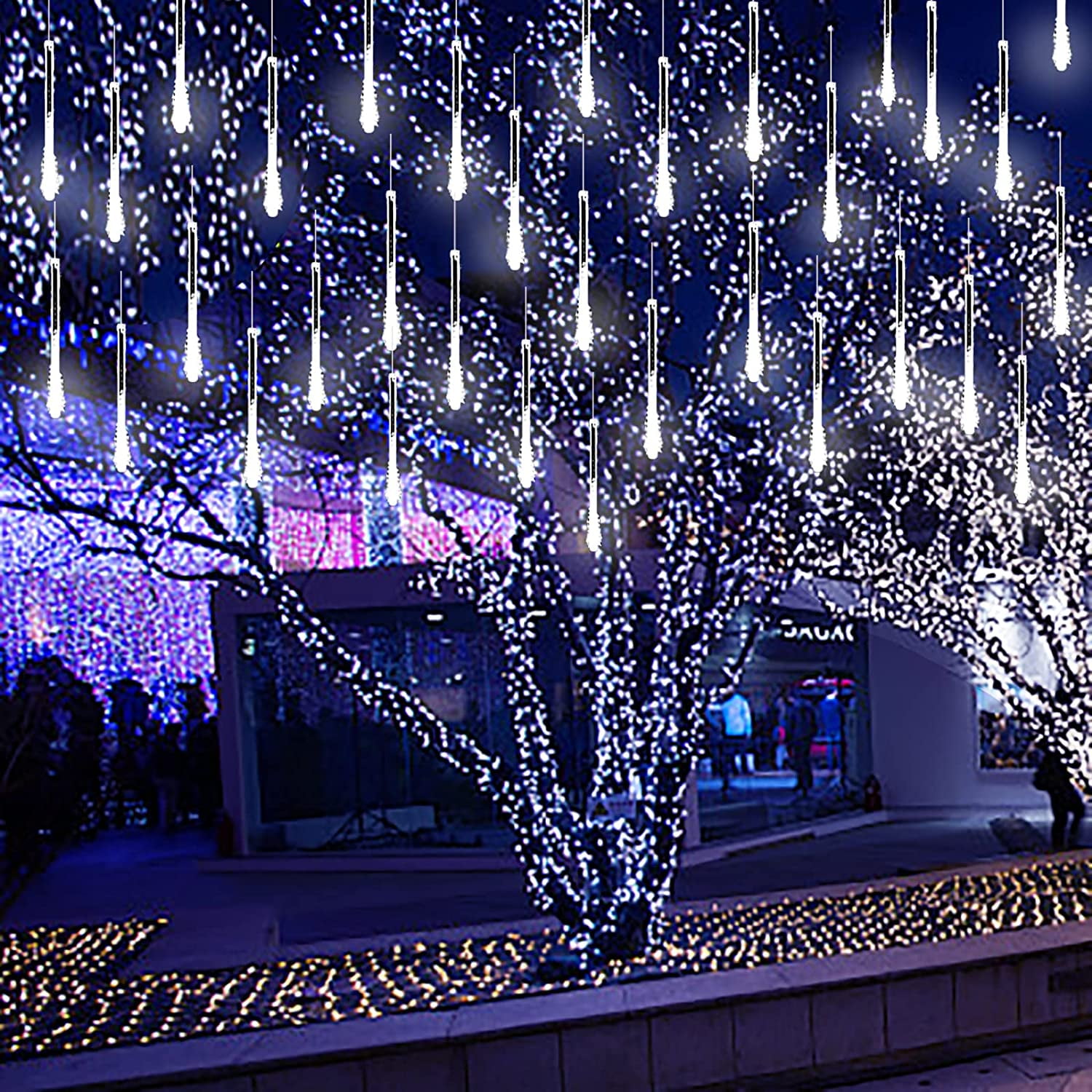 Snow Falling Christmas Lights