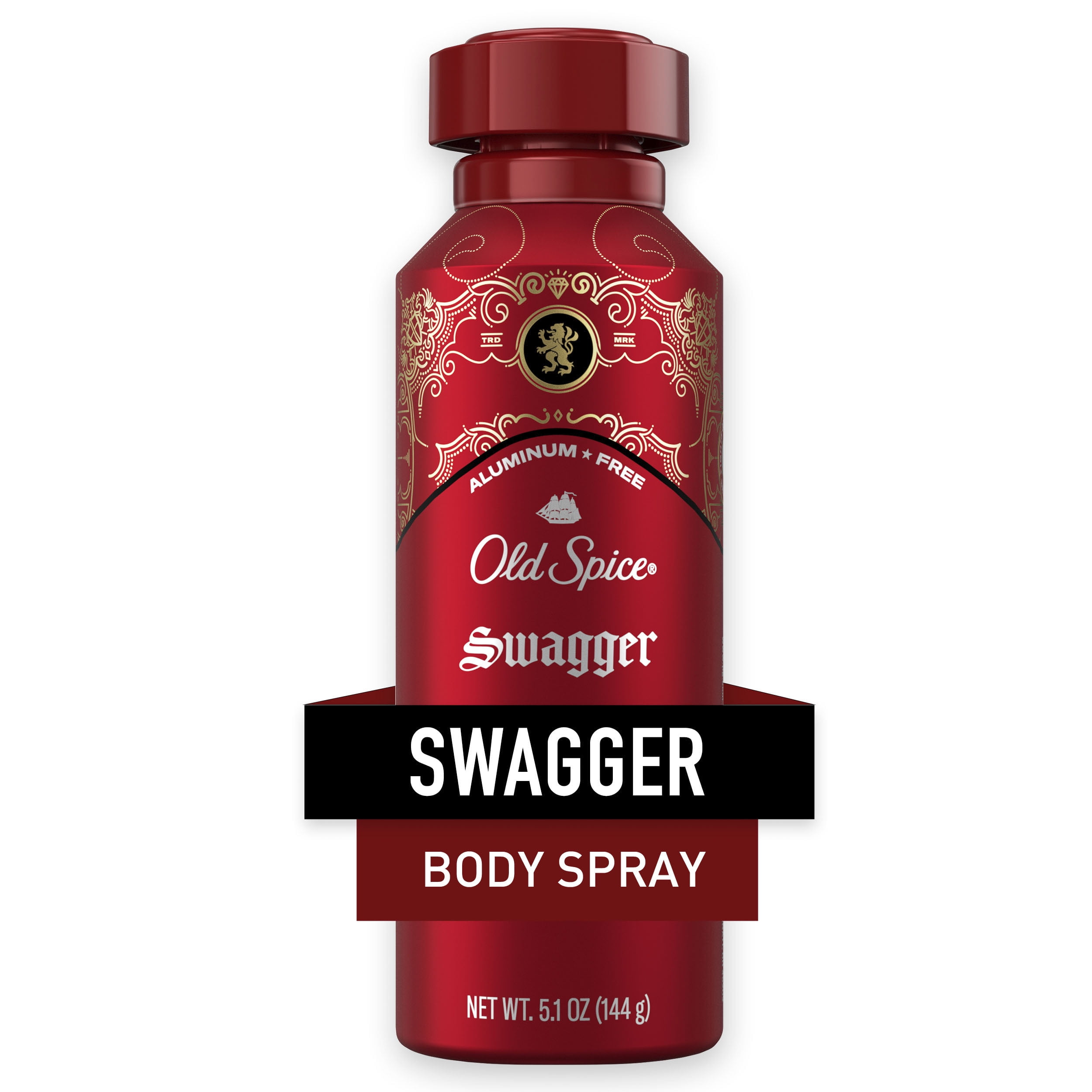 Old Spice Aluminum Free Body Spray for Men, Swagger, 5.1 Oz - Walmart.com