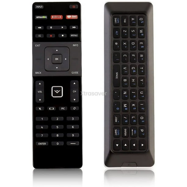 VIZIO XRT500 QWERTY Keyboard with Back Light Remote fit for VIZIO M43 ...