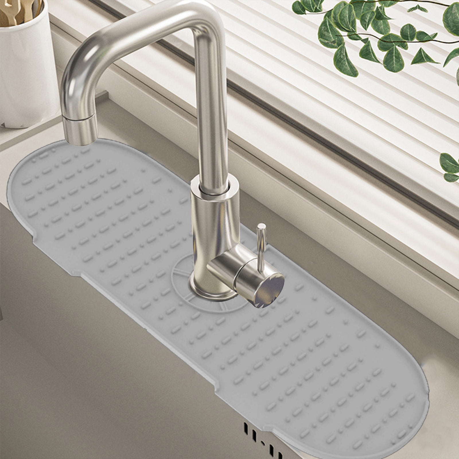 Sink Faucet Mat Sink Splashing Guard Draining Pad Faucet Water Catcher ...