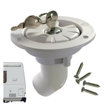 RV Parts Filler Neck For Water Tanks Caravan Plastic Gravity Fresh ...