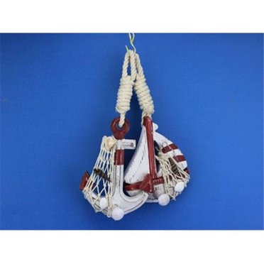 Rustic Dark Blue Ship Wheel 18 in. Decorative Accent - Walmart.com