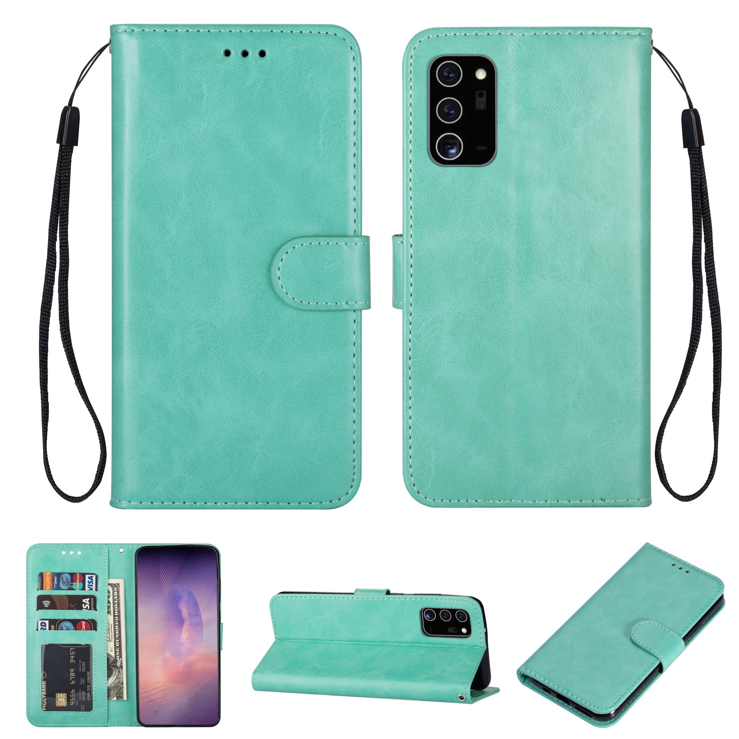 Galaxy Note 20 Ultra Case, Allytech Ultra Slim Shell PU Leather Folding ...