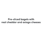 bettergoods Double Cheese Bagels 15 oz 5 count with real cheddar and ...