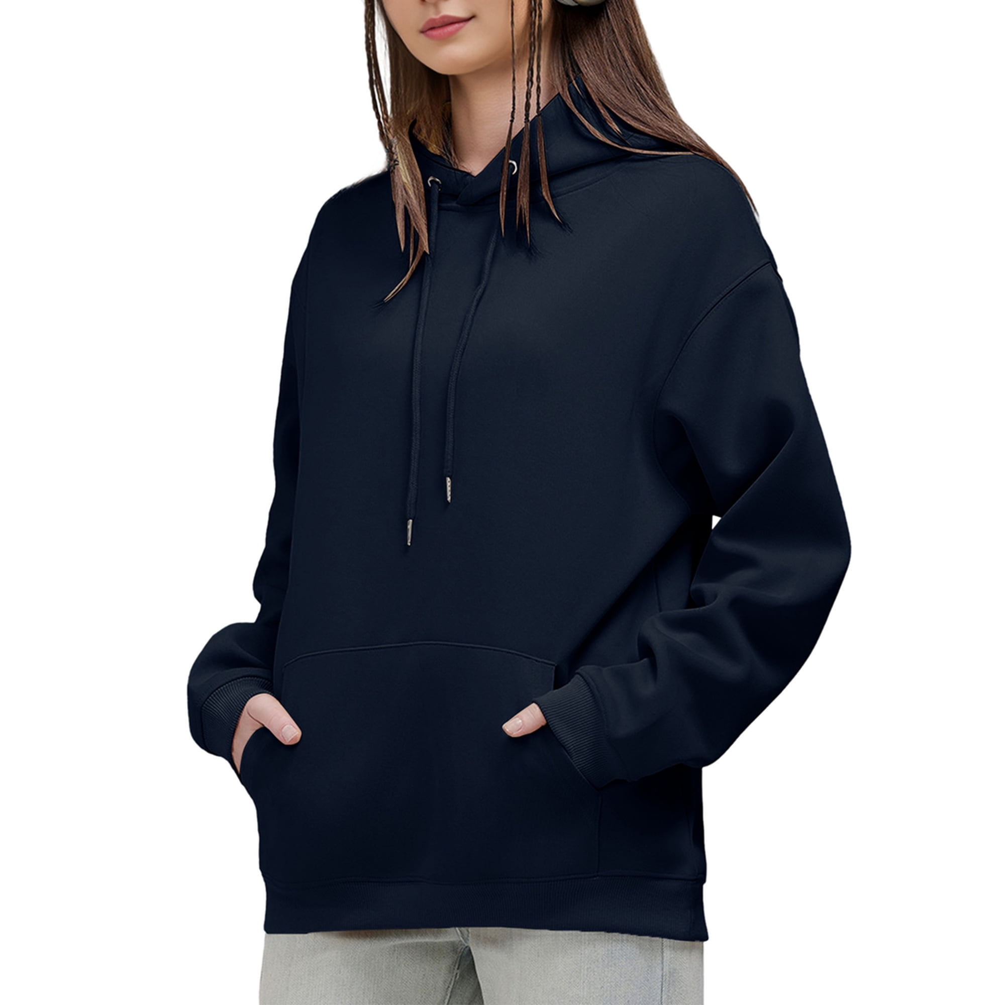 Click here for Unbranded Womens Long-Sleeved Hooded Sweatshirt  C... prices