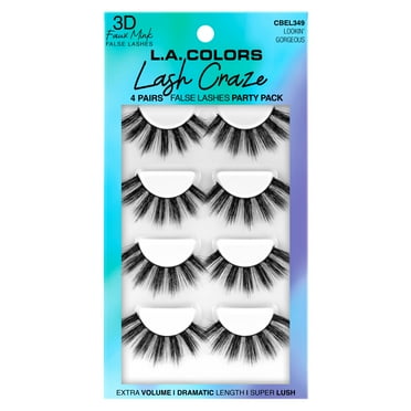 LA Colors Dramatilash False Eyelashes, Diva - Walmart.com