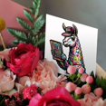3drose, Funny Cool Llama Reading with Electronic Reader Book Graffiti ...