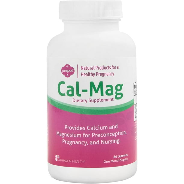 Fairhaven Health Cal-Mag (PeaPod) | 700 Mg Per Serving | 30 Servings | 60 Capsules | Bodega ...