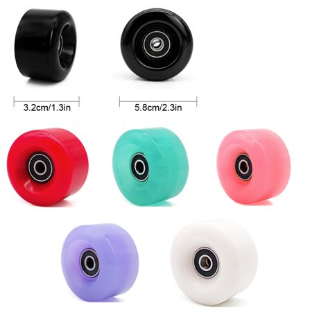 8pcs Skate Wheel Skateboard Part Inline Sport Accessories Replacing ...