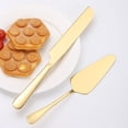 Cake Knife 2 Set, Cake Cutting Set for Wedding, Stainless Steel Cake ...