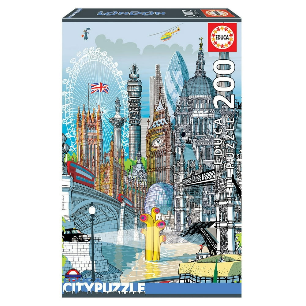 London 200 Piece Jigsaw Puzzle - Walmart.com - Walmart.com