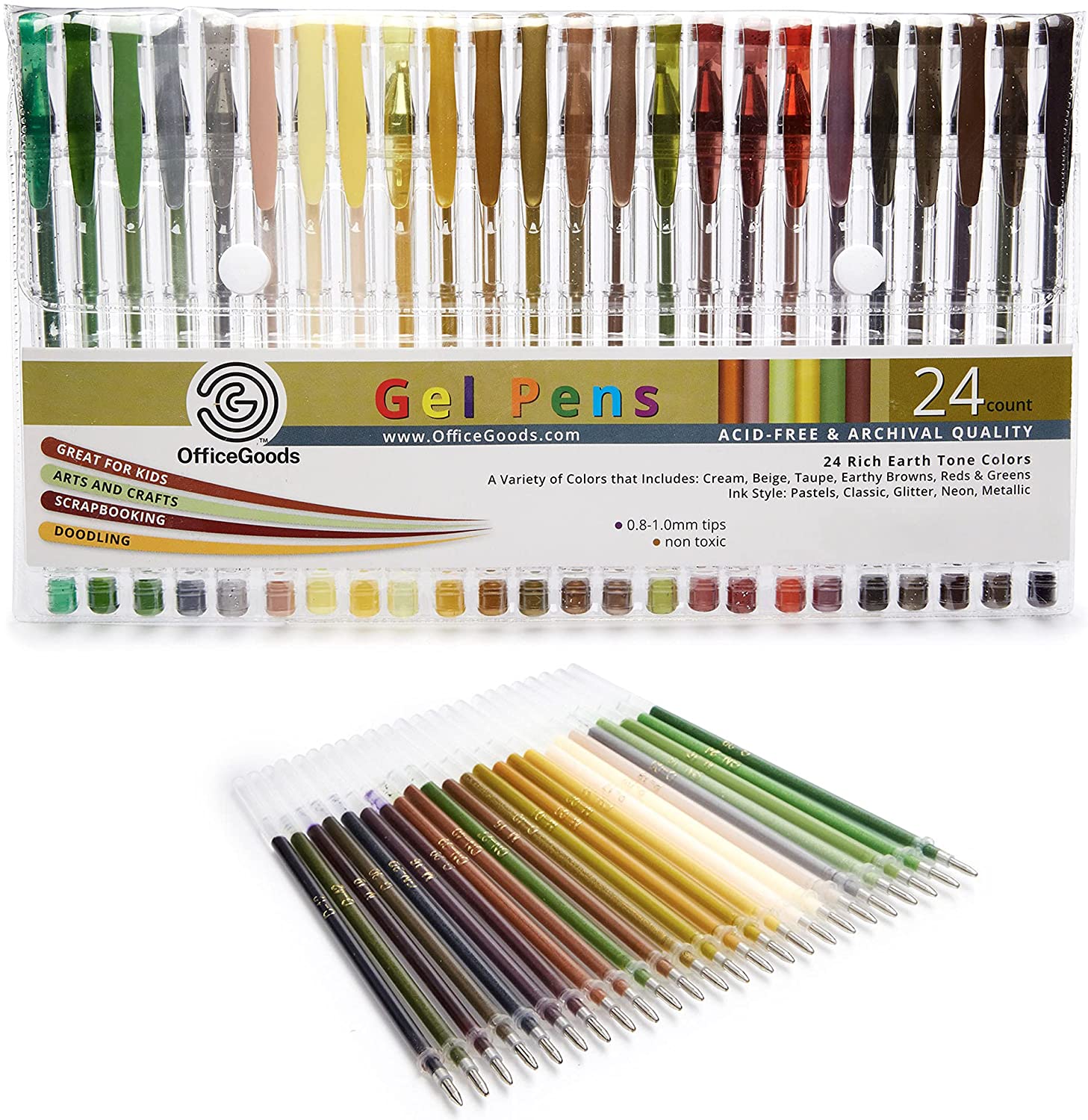 Pentel Sunburst Metallic Gel Pen, Gold - Walmart.com