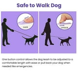 16ft Retractable Dog Leash, iMounTEK One-Hand Brake Pet Walking Leash ...