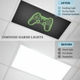 Green Game Controller Fluorescent Light Covers, Modern Art Gaming ...