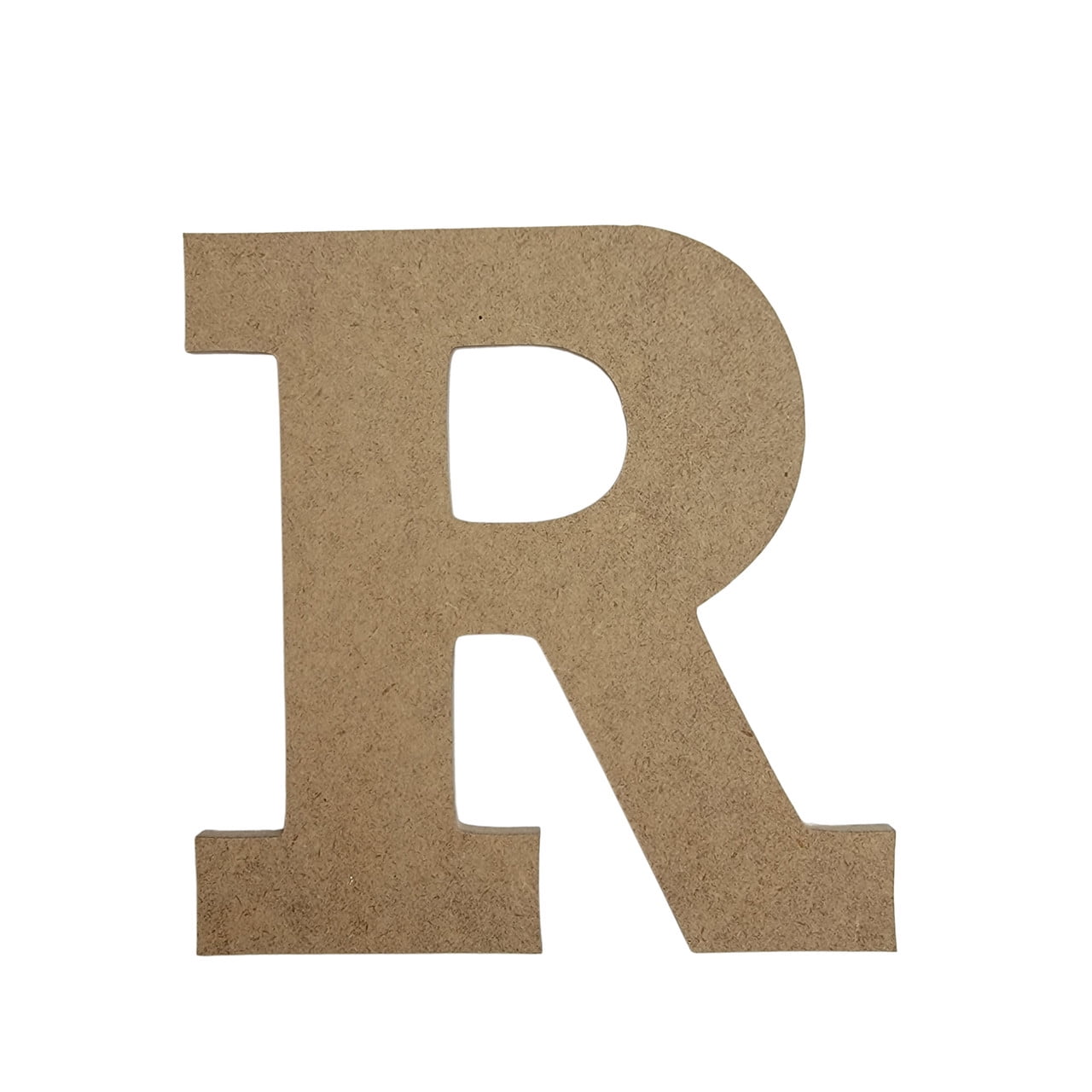 6" Wooden Craft Letter R Unfinished, Rockwell Font, Craft Cutout on 1-8 ...