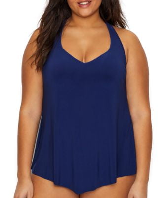 Magicsuit Womens Plus Size Taylor Underwire Tankini Top Style-6006052W ...