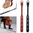 Anti-Scratch PU Leather Cello Non-slip Pad for Cellists Adjustable ...