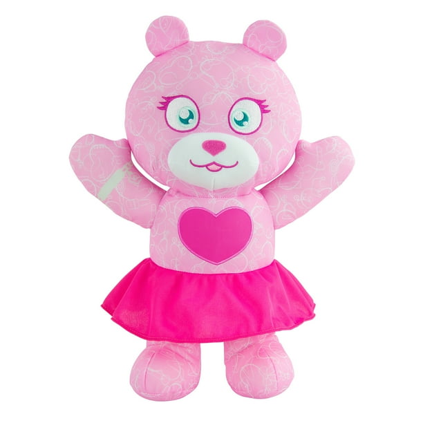 The Original Doodle Bear 14 Inch Plush Bear with 3 Washable Markers ...