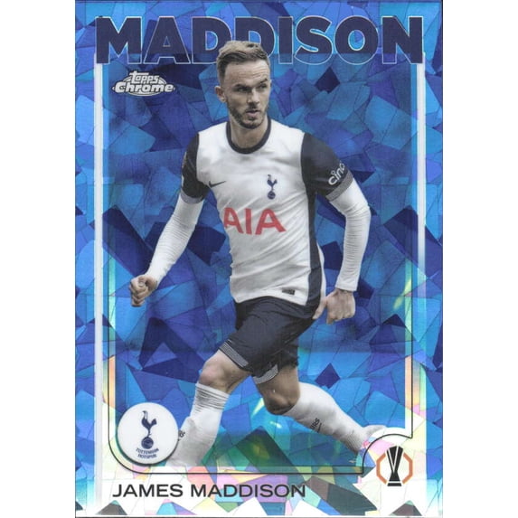 2024-25 TOPPS CHROME SAPPHIRE UEFA CLUB COMPETITIONS #45 JAMES MADDISON ...