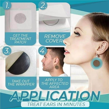 kurtrusly 10/20pcs Tinnitus Ear Patch Tinnitus Patch for Ear Tinnitus ...