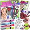 Hot Focus Nail Art Gift Set - 112 Piece Scented Grils Nail Kit Includes ...