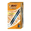 BIC Cristal Ballpoint Stick Pens - Medium Pen Point - Black - Clear Barrel - 10 / Pack | Bundle ...