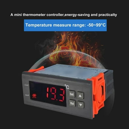 RC-316M Digital Temperature Controller Cool Heat Refrigerator Thermostat Regulator ...