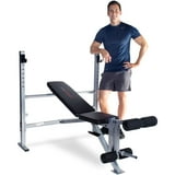 CAP Strength Deluxe Mid-Width Weight Bench with Leg Attachment (500lb ...
