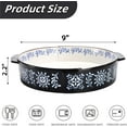 2 Pack Ceramic Baking Dish 9 Inch Non-Stick Pie Pan with Double Handle ...