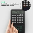 Deals！Basic Calculator With Writing Tablet Doodle Pad,Lock Button and E ...