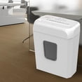 Bonsaii Low Noise Operation Paper Shredder, 6-Sheet Cross-Cut, Credit ...