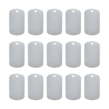 Uxcell Aluminum Blank Tags 1.4 Inch, Round Metal Stamping Blanks Pet ID ...