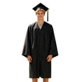 Graduation Gown Set with Cap & Tassel, 2026 Polyester Unisex Solid ...