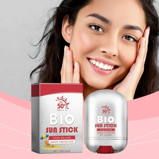 Bio Sun Stick, protector solar para rostro y cuerpo, enriquecido con protector solar fuerte C ...