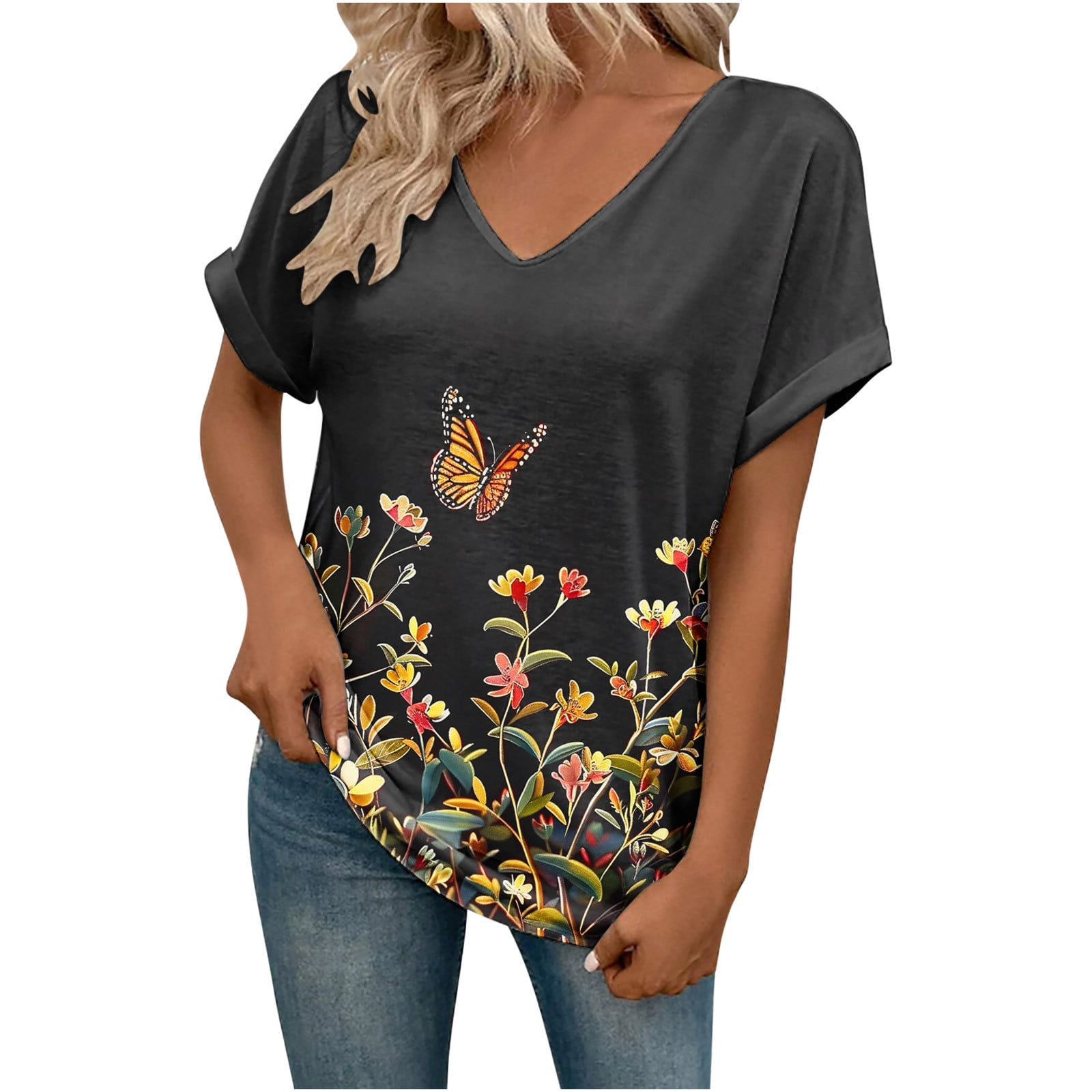 Click here for Lqcmbyf Womens Dressy Tops Summer Women Pullover B... prices