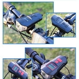 3P Experts 4-in-1 Rechargeable Bicycle LED Light with Speedometer Bell ...