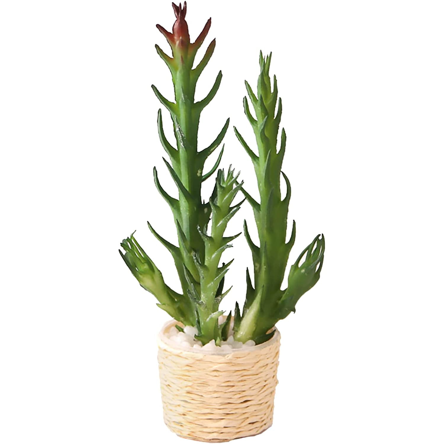 Miniature Cactus 1/6 Scale Potted Plant Fake Mini Cactus Plant Bonsai ...