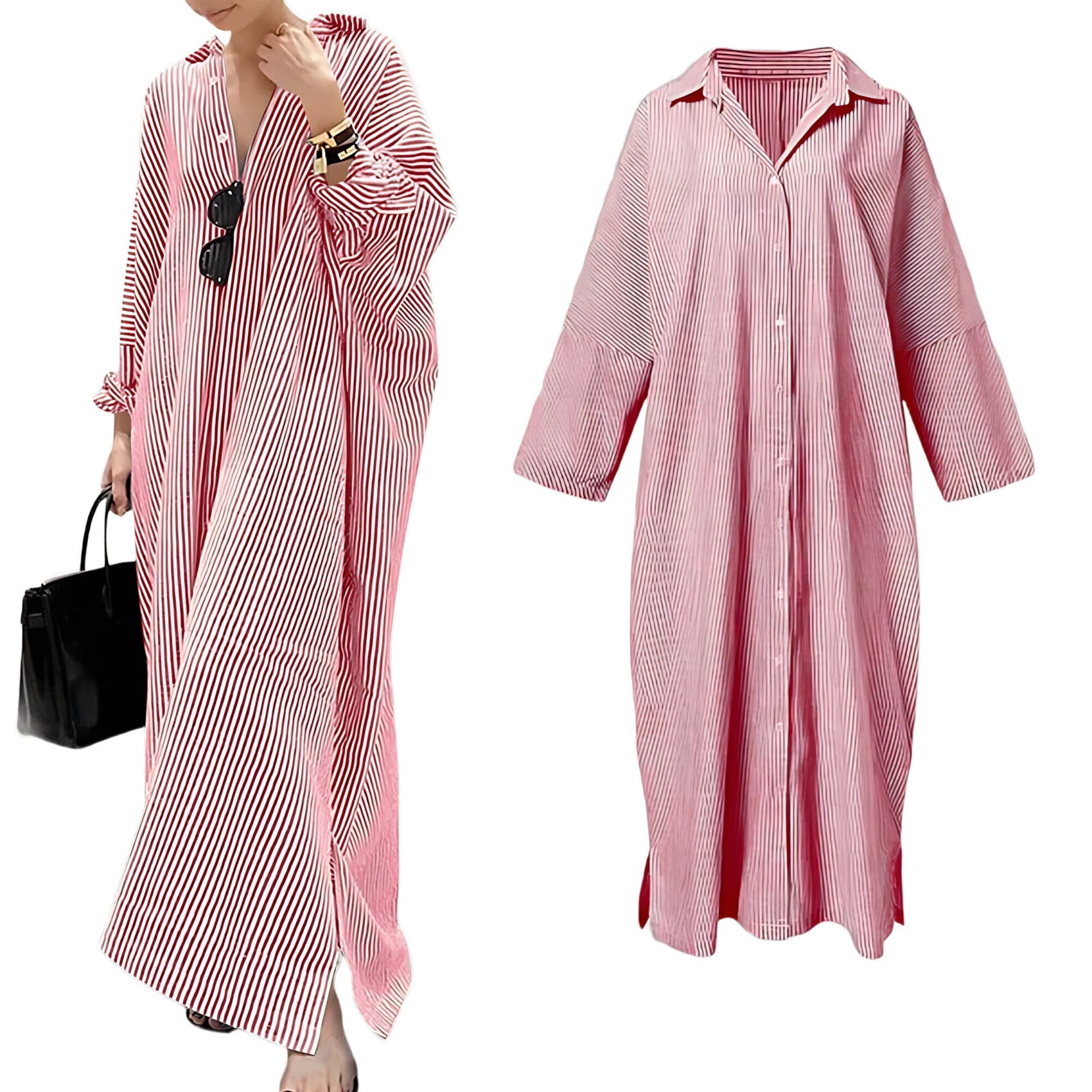 Click here for Unbranded Womens Casual Long Sleeve Button Down Lo... prices