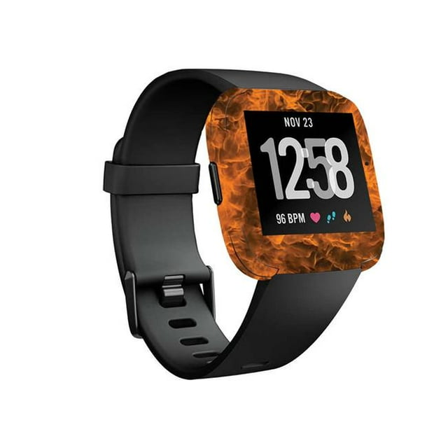 MightySkins FITVE-Burning Up Skin for Fitbit Versa Smartwatch - Burning ...