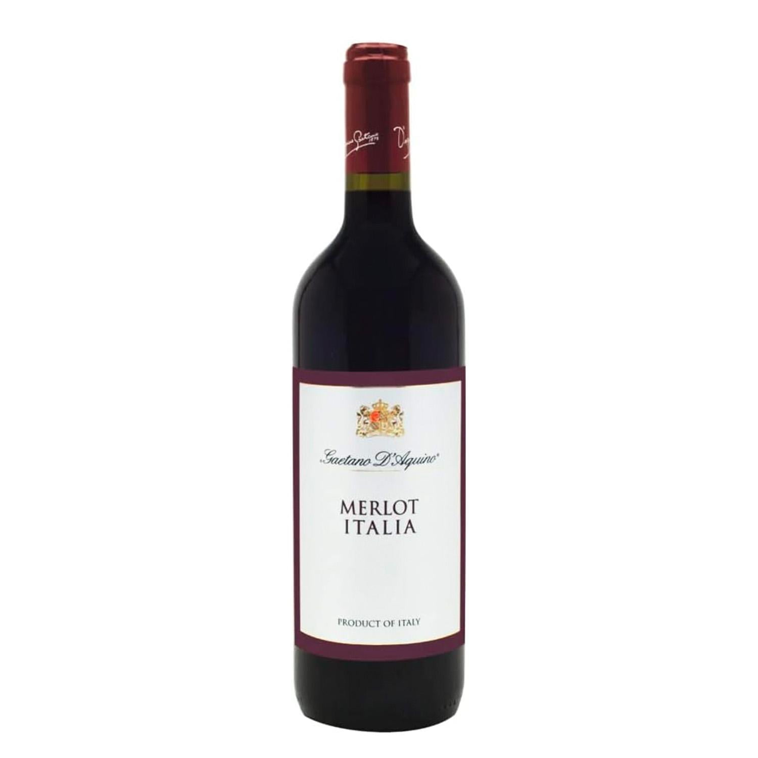Vino Tinto Gaetano D'Aquino Merlot Italia 750 ml | Walmart en línea