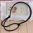 Pnellth Lady Hair Hoop Band Headband Elastic Rubber String Easy Hair Styling Making Tool Black ...
