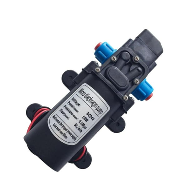 Diaphragm Water Pump DC 24V 60W 5L/min Self-Priming Irrigation Watering ...