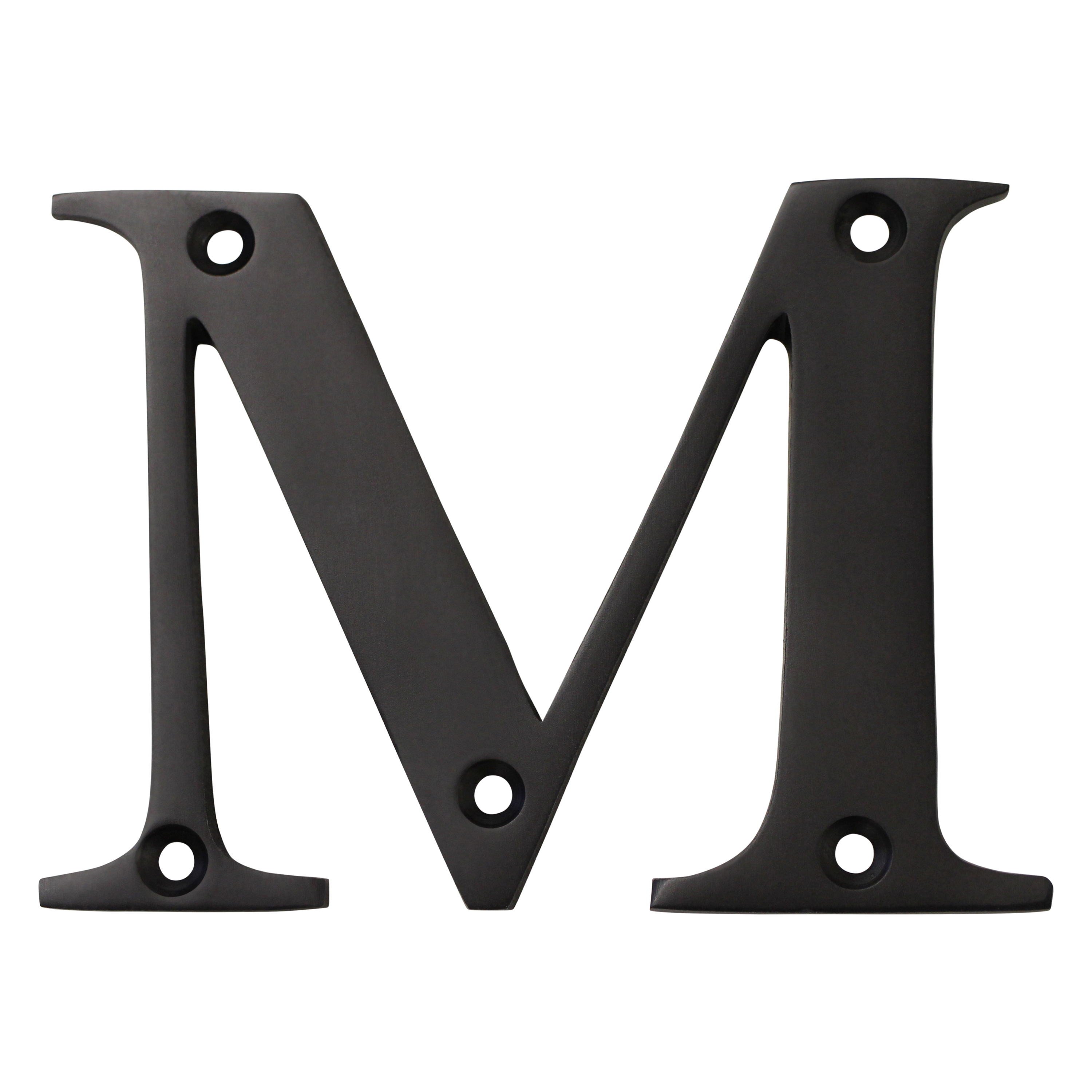 RCH Hardware LT-BR2350-75 Brass House Letter, 3 Inch, Oil Bronzed Black ...