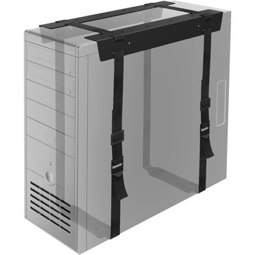 Monoprice Computer Case CPU Tower Holder, Adjustable Under Desk Mount ...