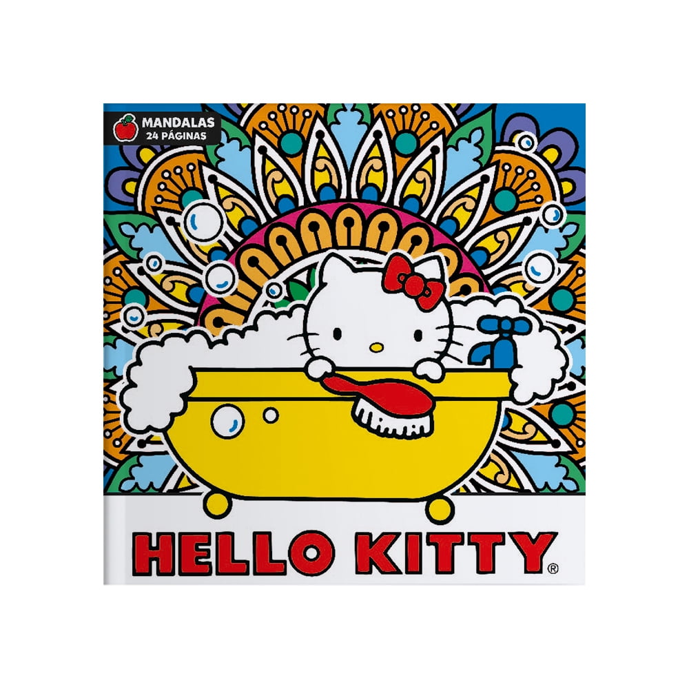 Libro Para Colorear Mandalas Hello Kitty 24 Páginas | Walmart en línea