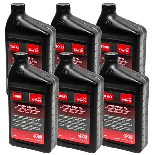Toro 6PK 32oz Genuine OEM SAE 10W-30 4 Cycle Engine Oil 38280 - Walmart.com