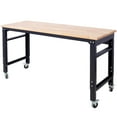 , Workbench - 60" Wide Rolling Workbenches for Garage - Adjustable ...