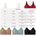 Antinious Womens Seamless Wireless Back Support Breathable Adjustment ...